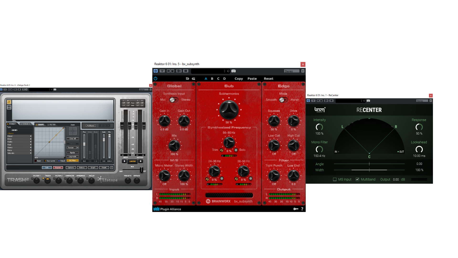 I added ReCenter by Boom to ensure the shot sounds centered rather than ...