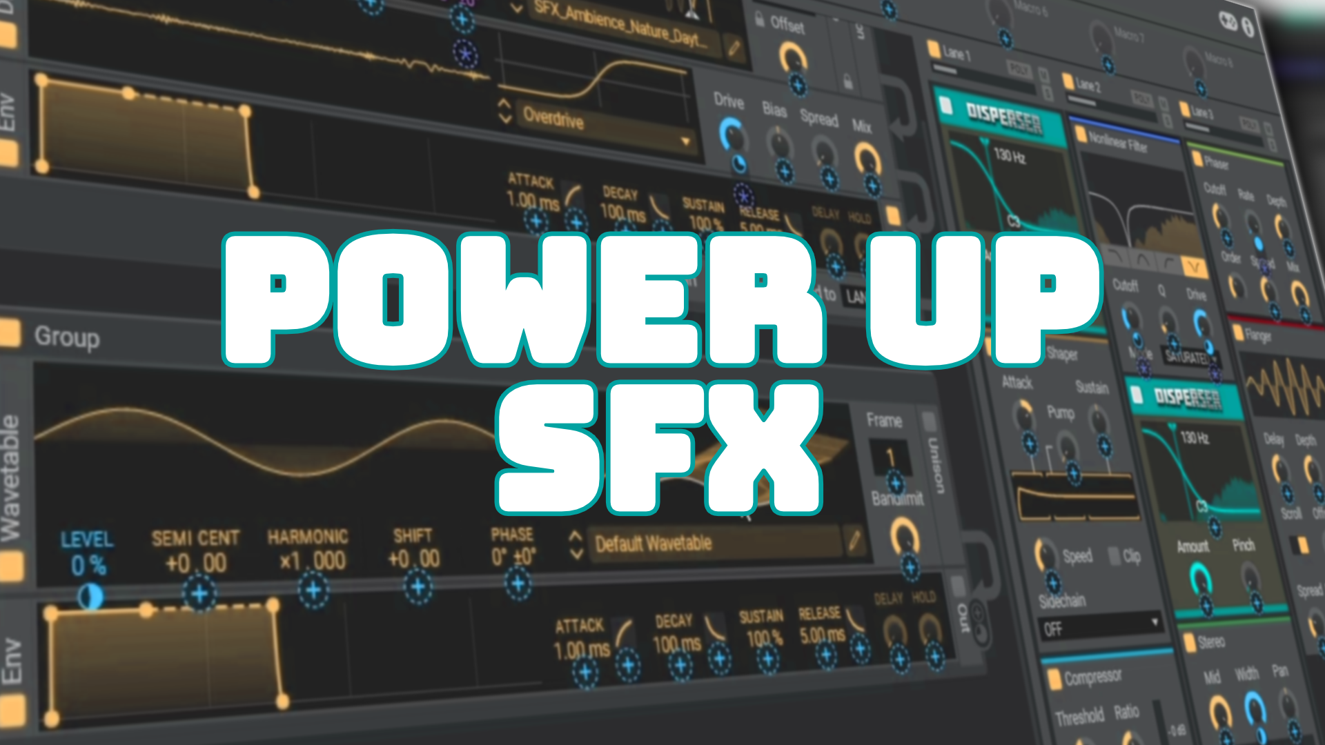 Sci-Fi Power Up Sound Design Tutorial