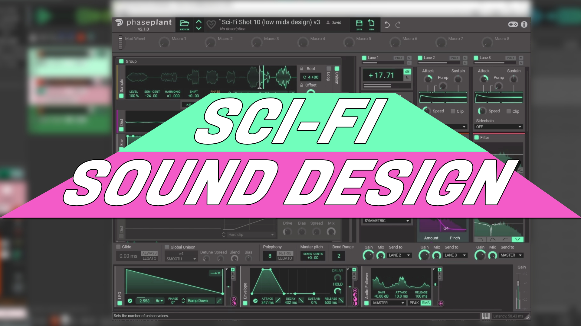 Sci-Fi Gestures Sound Design Tutorial